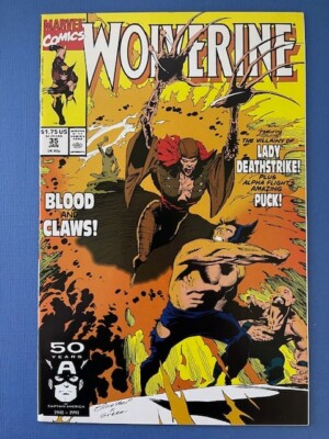 WOLVERINE #35 DIRECT EDITION LARRY HAMA STORY MARVEL COMICS 1991 | eBay