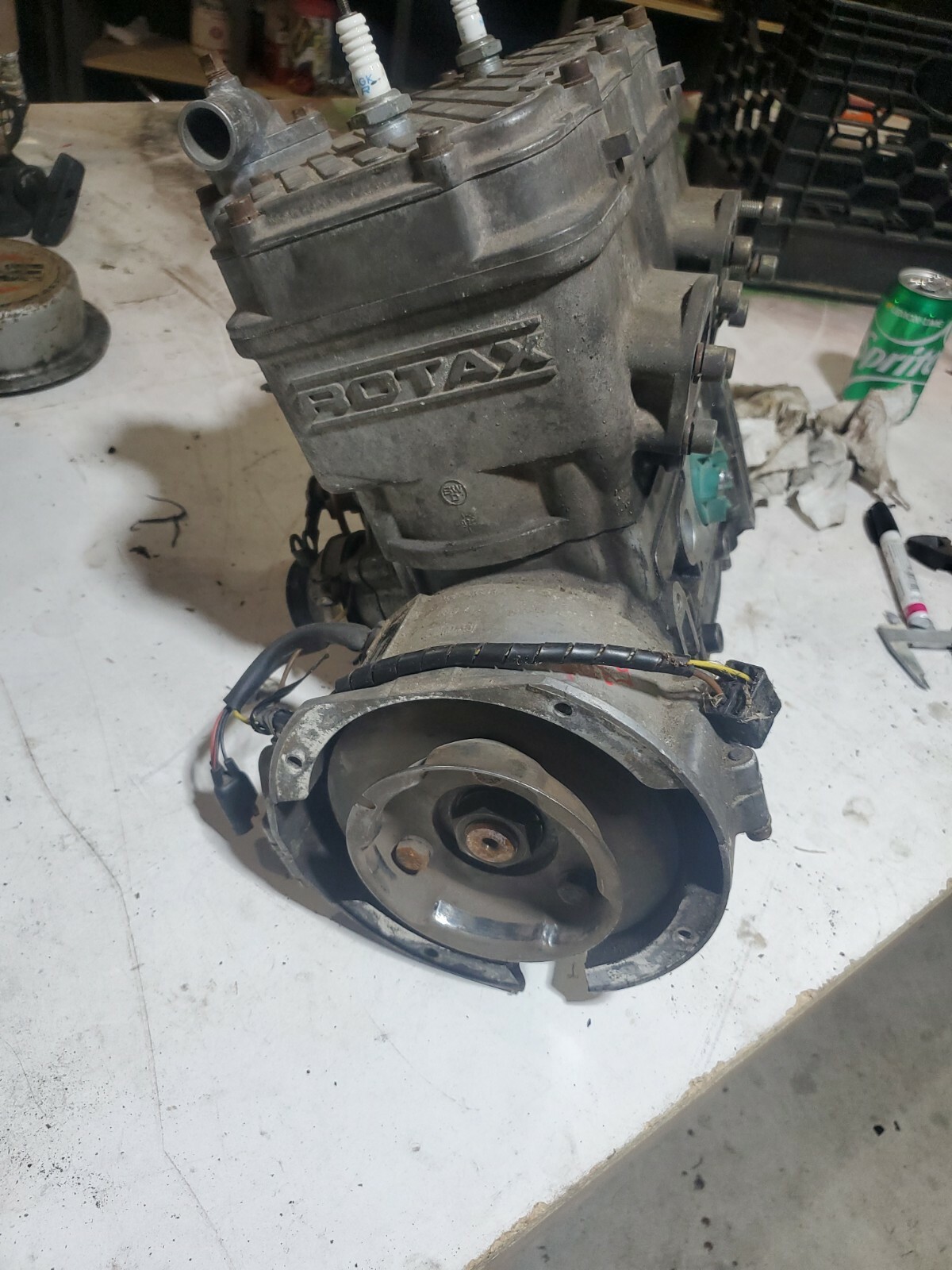 1989 Ski Doo Rotax 580 Twin Snowmobile Engine Motor Formula Mach 1 ...