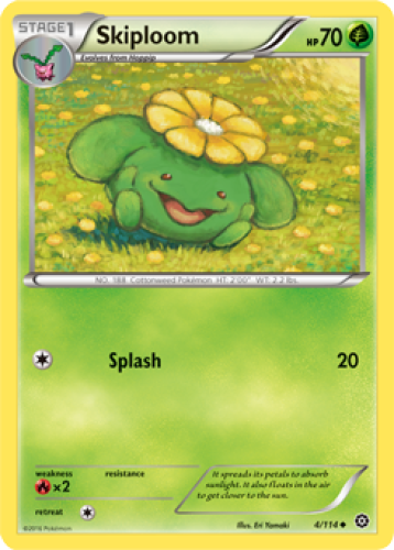 1x Skiploom 4/114 XY Steam Siege Pokemon TCG Card NM | eBay