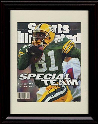 16x20 Framed Desmond Howard - Green Bay Packers SI Autograph Promo ...