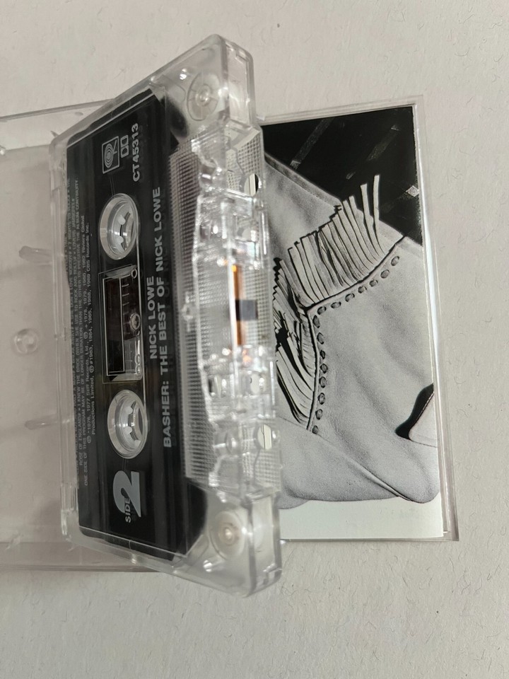 Basher The Best of Nick Lowe Cassette Tape - PLAY TESTED ~SOUNDS GREAT ...