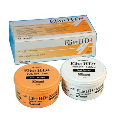 Elite HD+ Putty Soft Fast Set 500ml (2 x 250ml) Zhermack #C203010 Exp ...