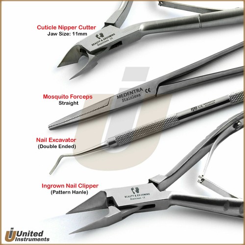 Podiatry Basic Pack Instruments Toenail Removal Ingrown Surgery ...