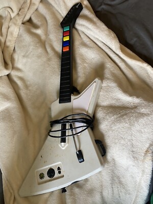 RedOctane Guitar Hero Xbox 360 Gibson Xplorer Wired w/ USB Dongle ...