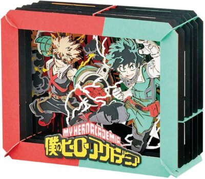 My Hero Academia PAPER THEATER Izuku Midoriya & Katsuki Bakugo Paper ...