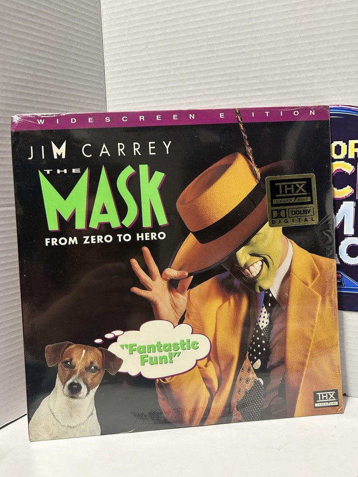 The Mask Movie ~ Jim Carrey (1994, Widescreen, Laserdisc) Brand New ...