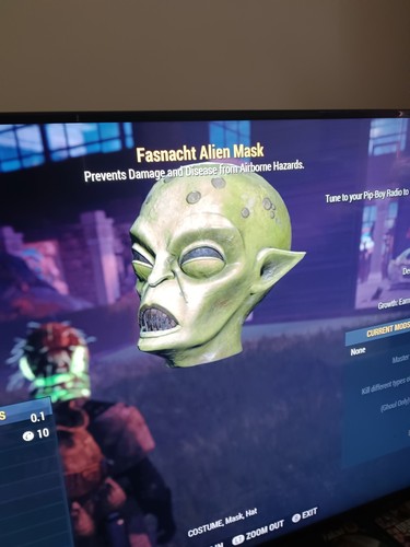 Fallout 76 Xbox Fasnacht Alien Mask | eBay