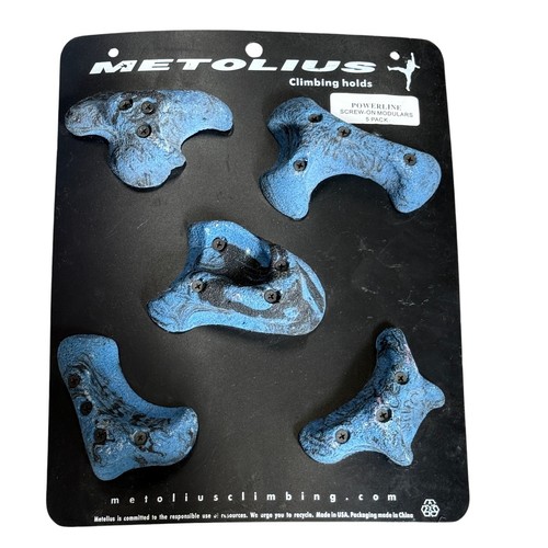 Metolius Powerline Climbing Holds 5-Pack Screw-On Modulars – New w/ Minor Scuffs | eBay