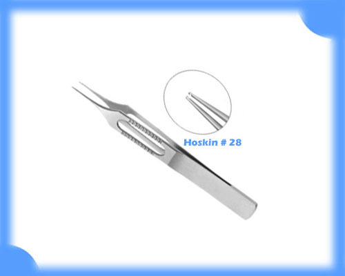 HOSKIN #28 EXTRA FINE TIP TISSUE FORCEPS OPTHAMALOGY | eBay