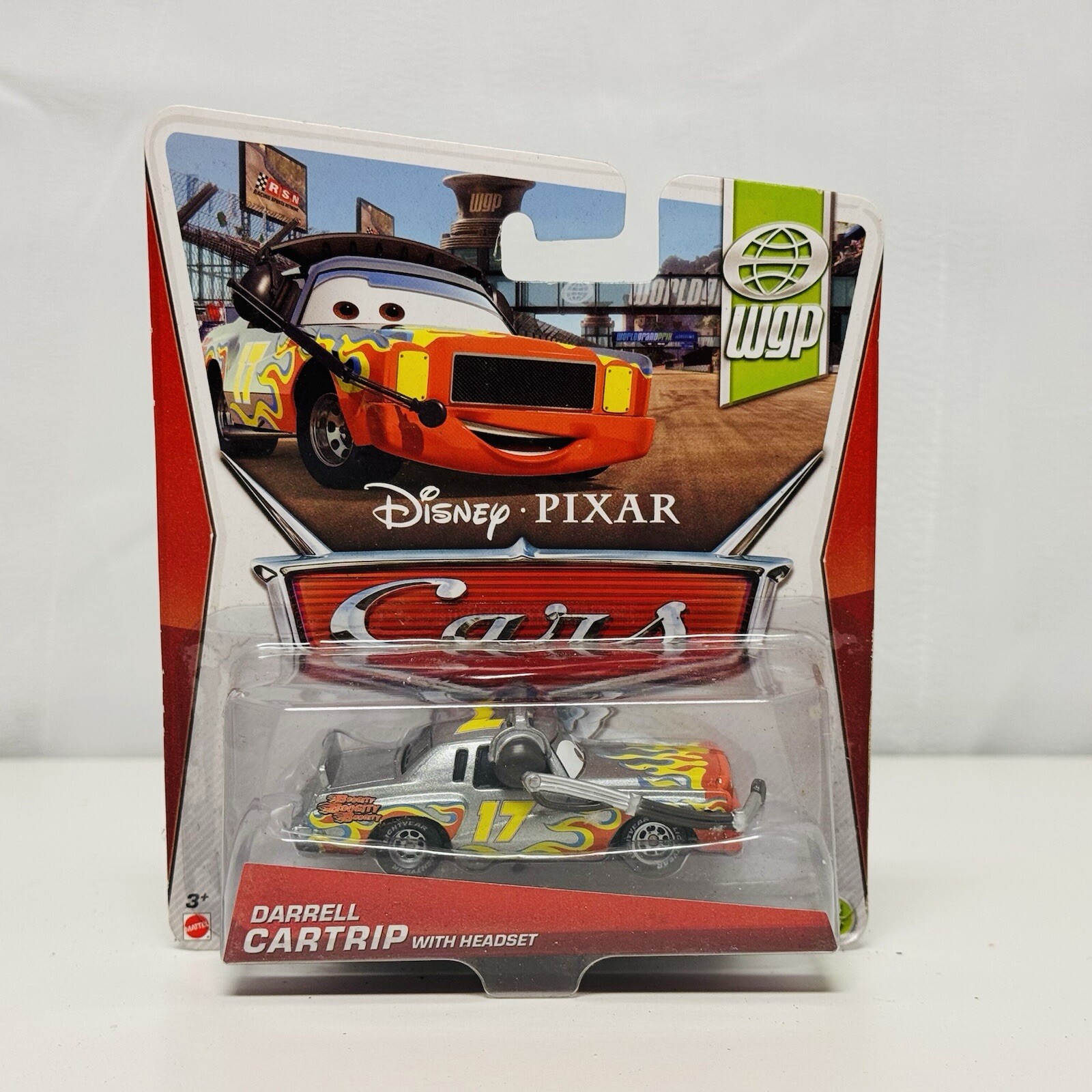Disney Pixar Cars 2 - DARRELL CARTRIP WITH HEADSET - 2013 - 1:55 Scale ...