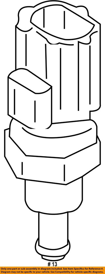 FORD OEM 01-20 C-Max Cooling Water Pump-Temp Sensor 3L8Z12A648A | eBay