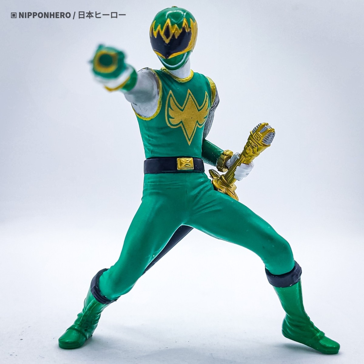 Power Rangers Ninja Storm Green Ranger Super Samurai Mode Enter Green