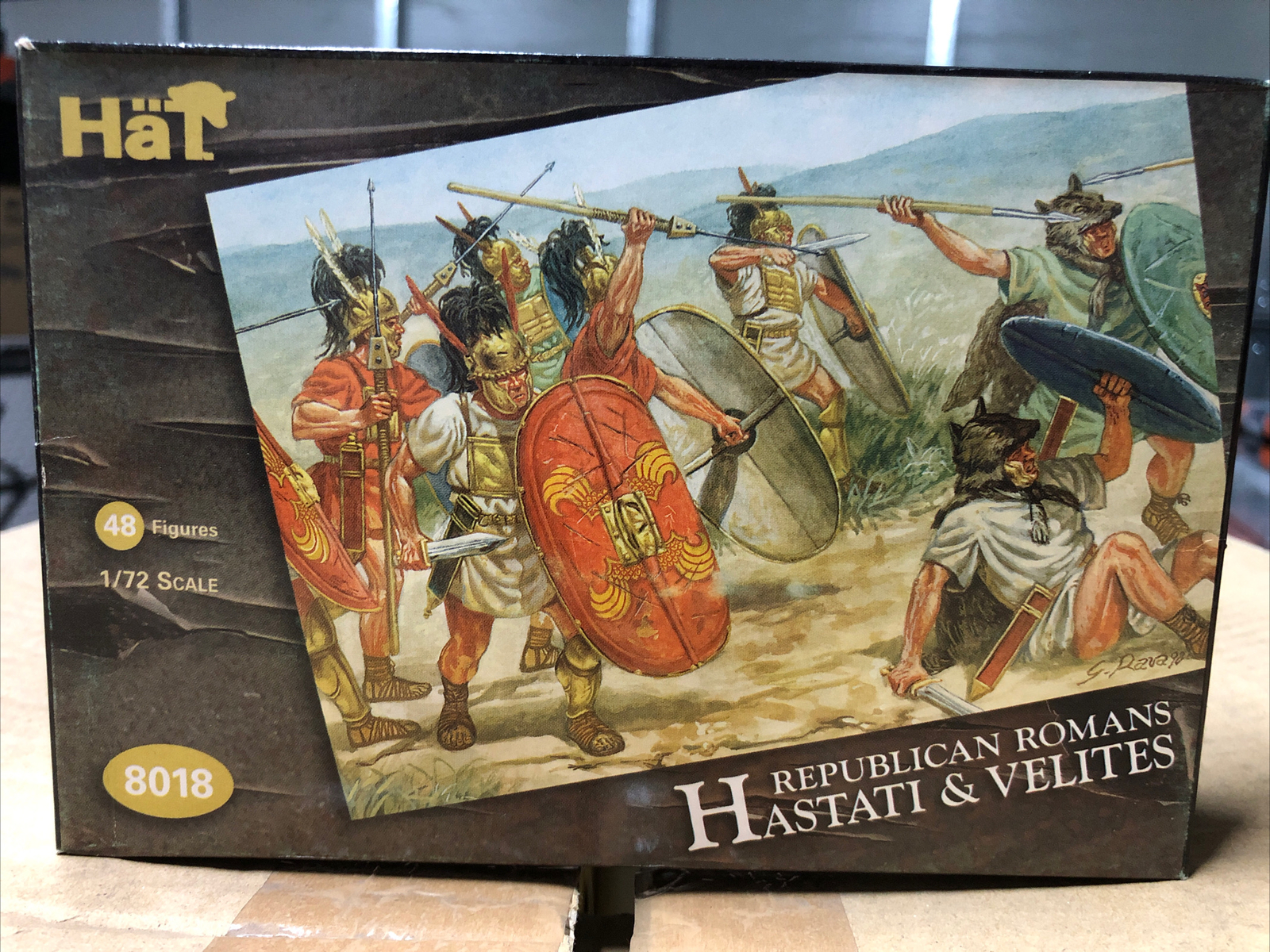 Hat 8018 1/72 Republican Romans Hastati and Velites Plastic Model Kit ...