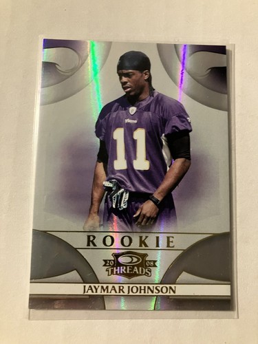 2008 Donruss Threads /999 Jaymar Johnson #190 Rookie RC | eBay