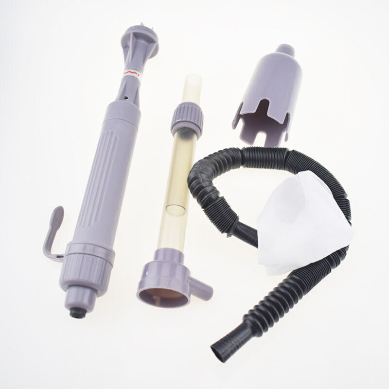 Electric Fish Tank Aquarium Vacuum Gravel Cleaner Hoover Siphon Pump ...