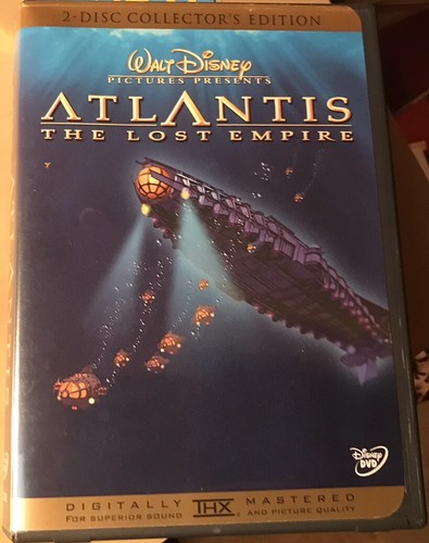 Atlantis: The Lost Empire (DVD, 2002, 2-Disc Set, Special Edition)-Like ...