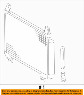 88460-52130 Toyota Condenser assy, cooler 8846052130, New Genuine OEM ...