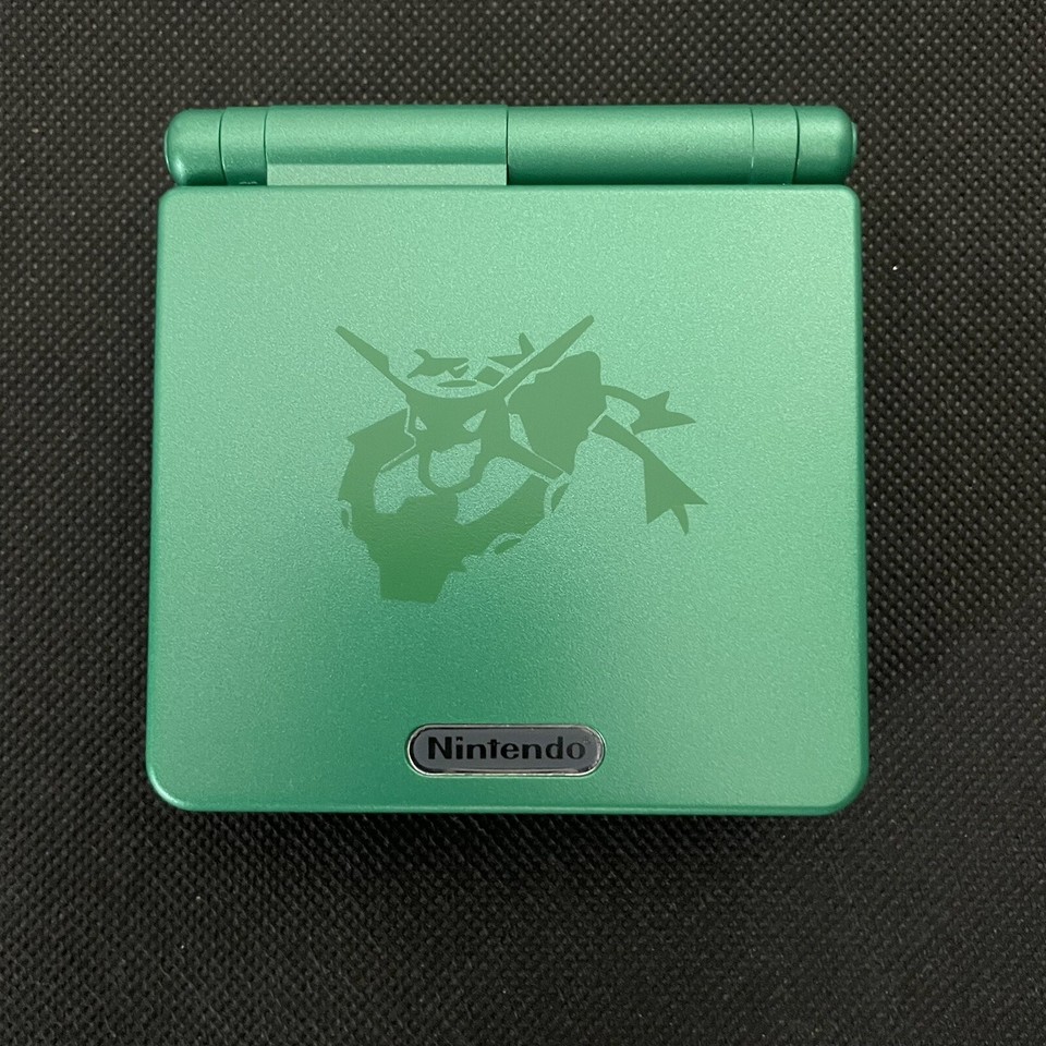Console Nintendo Gameboy Advance SP Pokemon Rayquaza Edition with IPS ...
