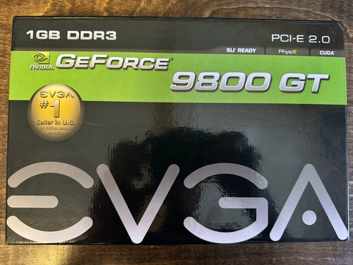 EVGA Nvidia 9800 GT 1gb DDR3 PCI-E 2.0 | eBay