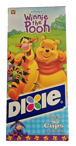 Vintage 2001 Disney's Winnie the Pooh Dixie Fun Cups 90 Count 5 Oz New ...