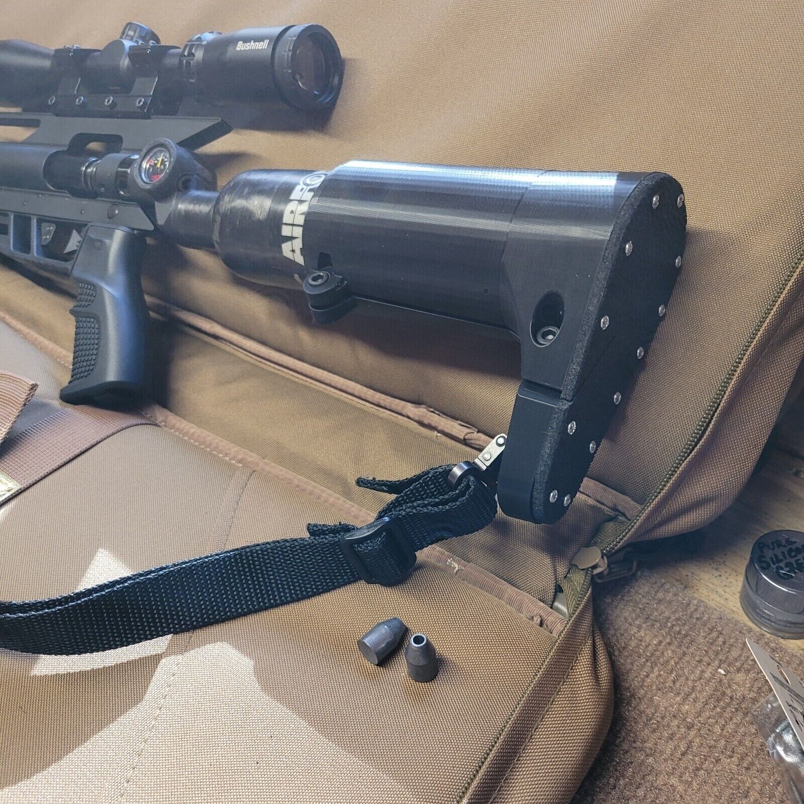 8 Inch Long Buttstock for paintball 64mm C02 or 26CI Tanks | eBay