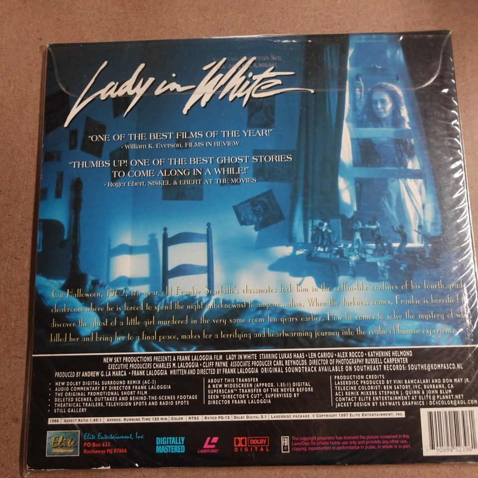 Lady In White Laserdisc Ld Movie | eBay