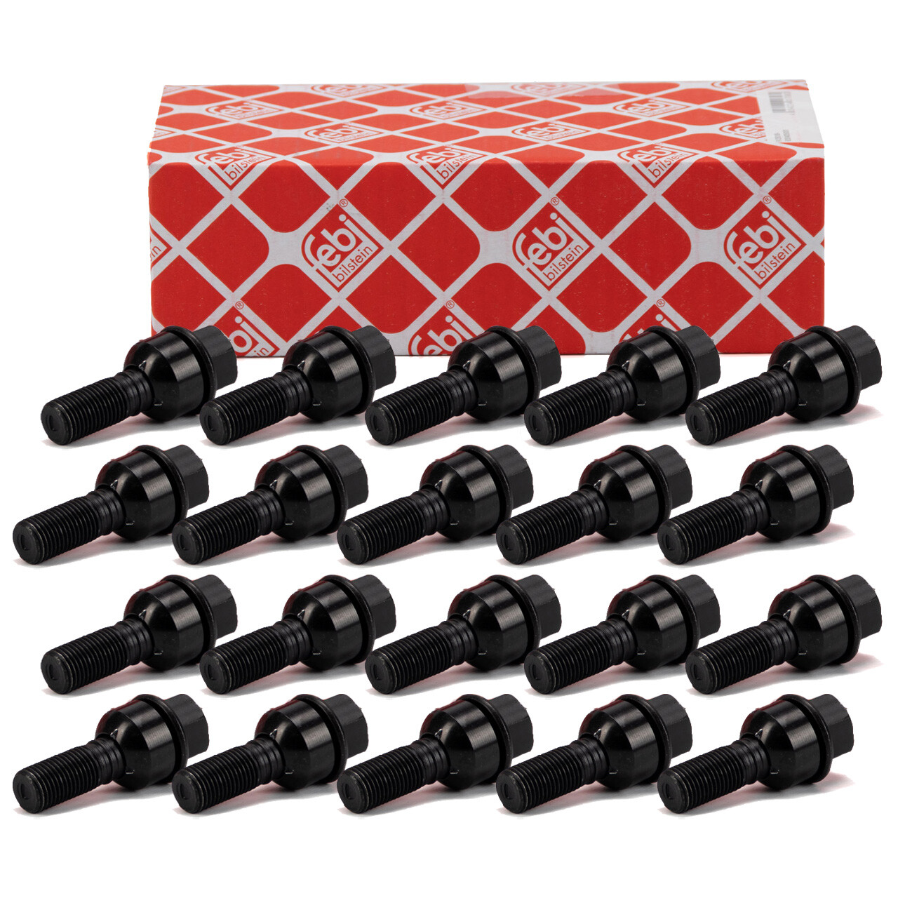 20x FEBI 101798 Radschraube M14x1,5mm für PORSCHE CAYENNE (92A 9YA ...