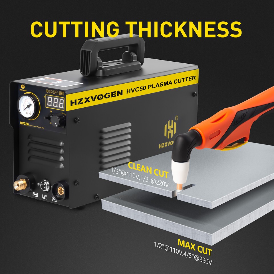 Powerful Air Plasma Cutter 110/220V IGBT Contact Touch Arc Cutting ...