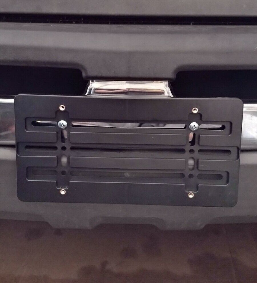 License Plate Tag Holder Mounting Relocator Adapter Bumper Kit Bracket ...