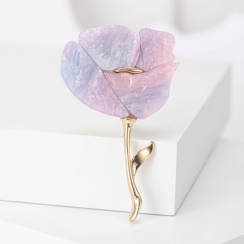 Classic Big Flower Pin Temperament Rose Brooch Corsage Gift Clothing ...