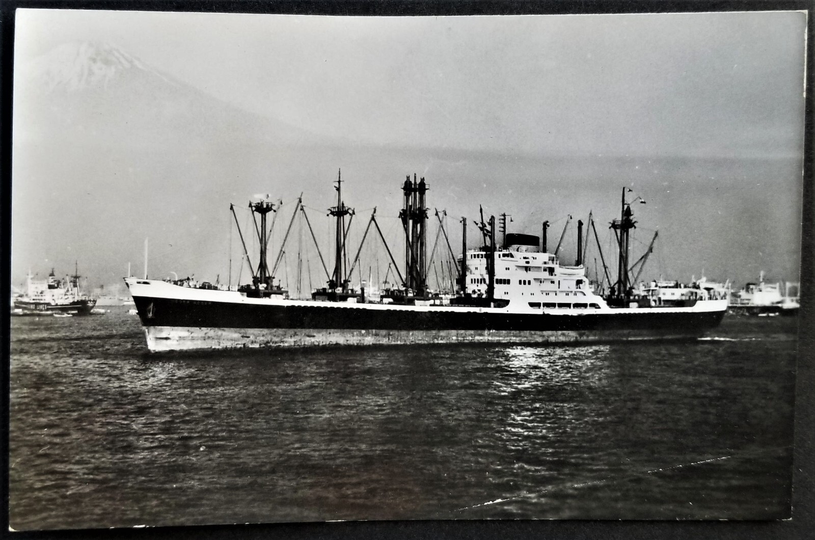 Ship: Real Photo RPPC of the MS Neder Weser, Netherlands Cargo Ship. Circa 1960s | eBay