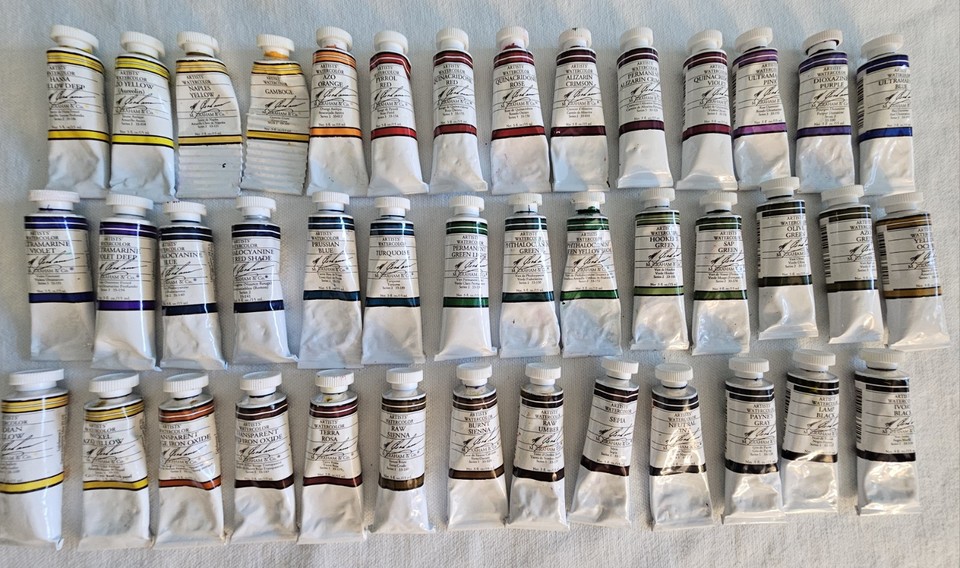 41 M. Graham Watercolor Samples For Maddy | eBay Australia