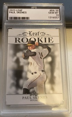 2023 Leaf Rookie Achievement Paul Skenes RC APG GEM MT 10 | eBay