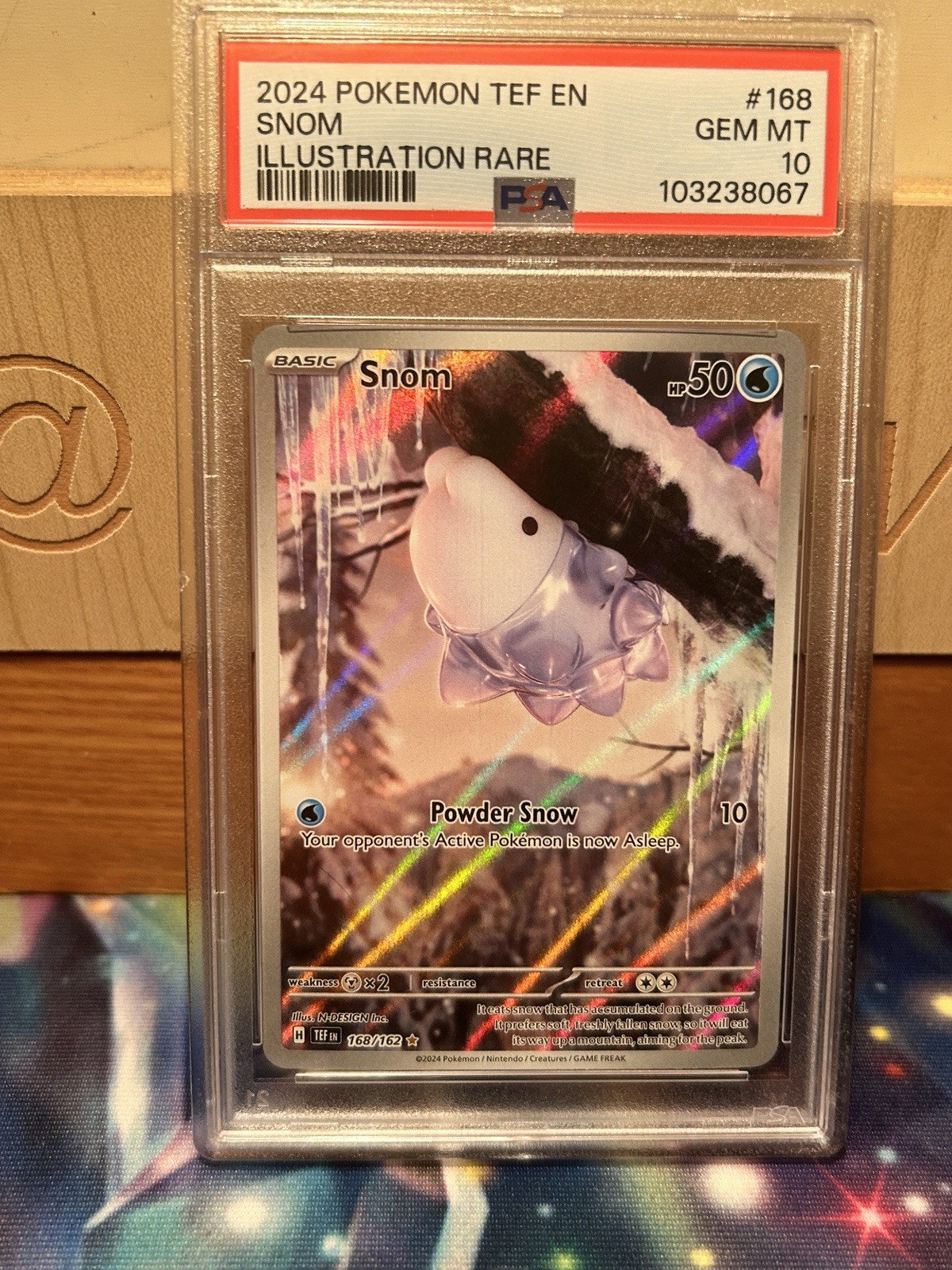 Snom 2024 Scarlet & Violet: Temporal Forces #168/162 Illustration Rare ...