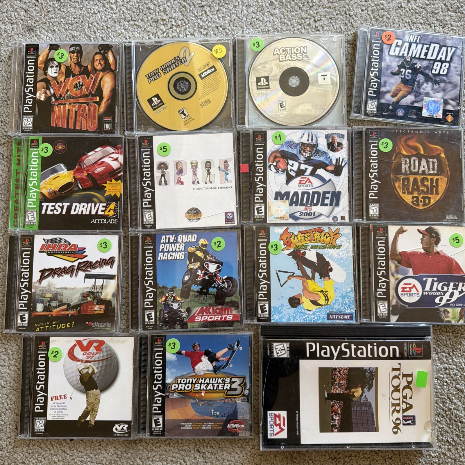 PLAYSTATION DISCS LOT OF 15 GAMES IN BOX. UNTESTED. | eBay