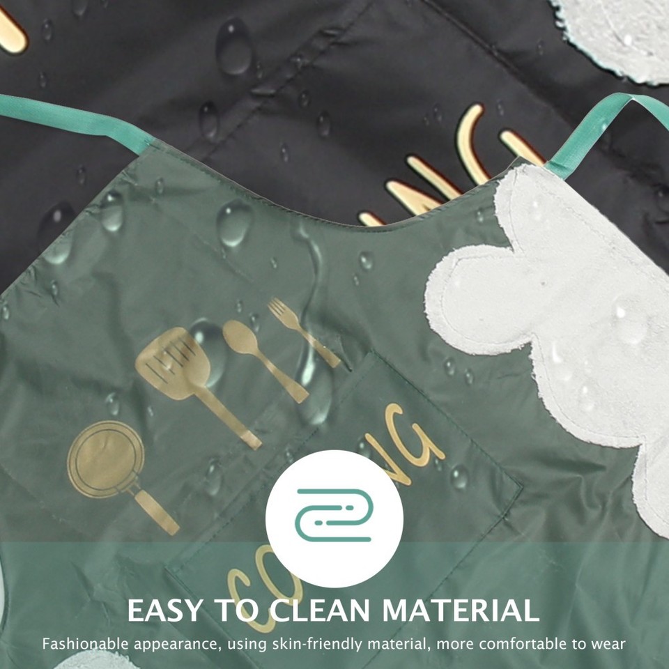 2 Pcs Waterproof Aprons for Dishwashing Cleaning Housekeeping Chefs ...