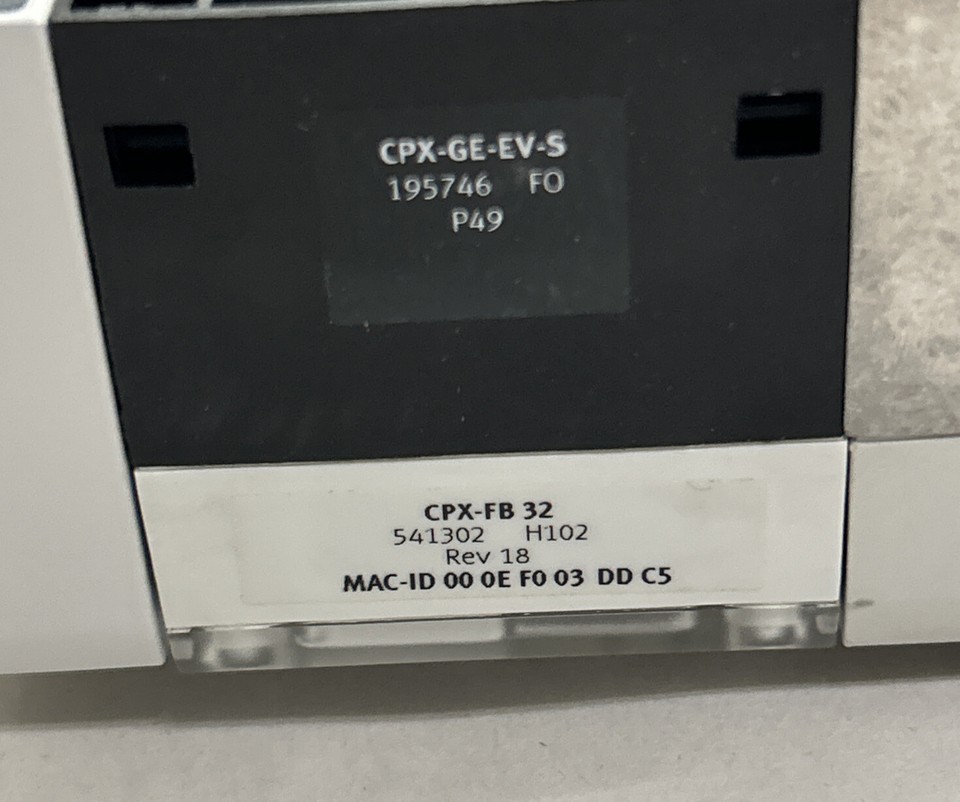 FESTO,CPX-FB32 DIL,SWITCH CONTROL WITH VMPA1-FB-EMS-8 NEW | eBay
