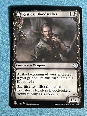 MTG Restless Bloodseeker (Showcase) Innistrad VOW NM | eBay