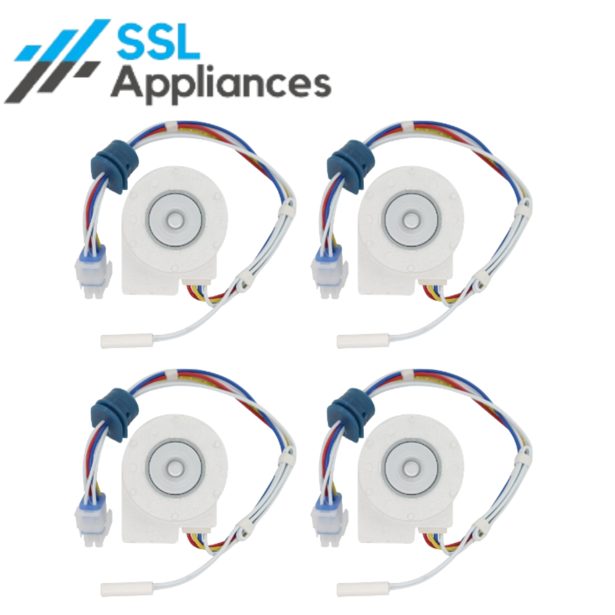 WR60X10074 Refrigerator Evaporator Fan Motor GE PS304658 AP3191003 4 ...