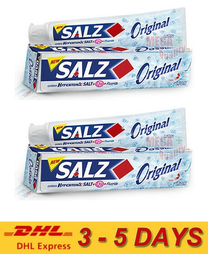 2 x 140g. Salz Original Toothpaste Prevent tooth decay Reduce bad ...