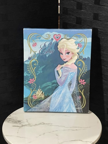 DISNEY FROZEN ELSA WALL ART PRINT ON CANVAS 14"× 11" SNOW QUEEN ...