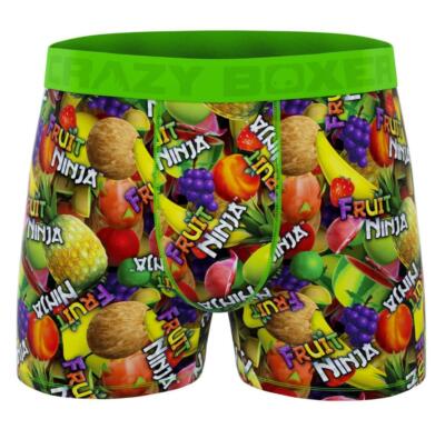 Crazy Boxer FRUIT NINJA Super Bright Allover Print Neon Waistband ...