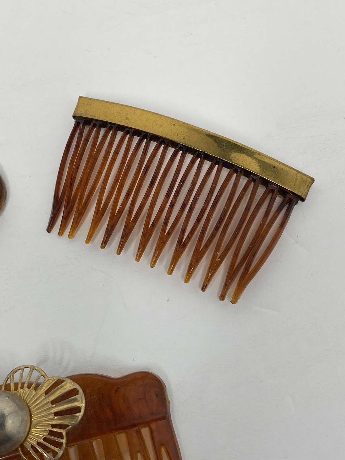 Vintage Hair Side Comb Thin Toothed Classic Women's Accessory Bong Kong ...
