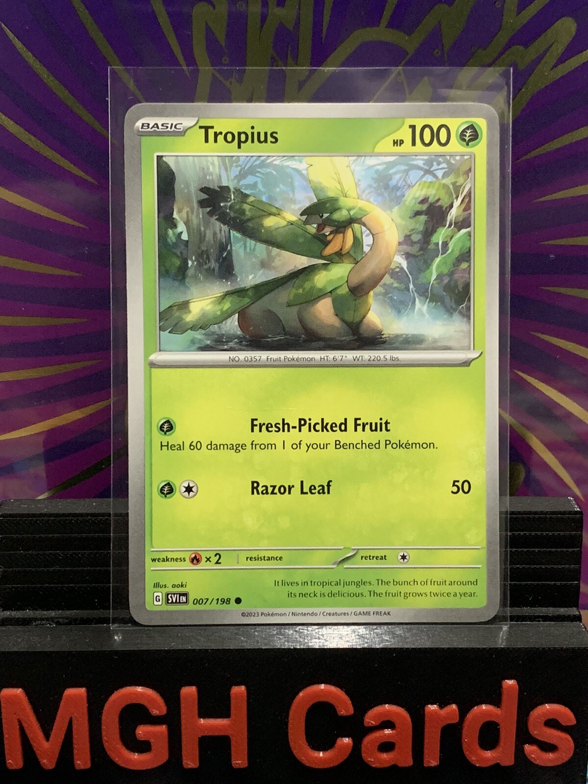 Tropius - 007/198 Common Scarlet & Violet Base Set Pokemon TCG NM/M | eBay