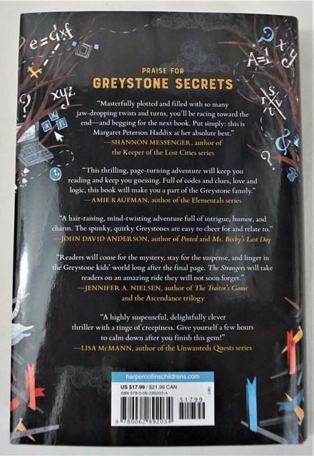 Greystone Secrets The Strangers by Margaret Peterson Haddix Signed for ...