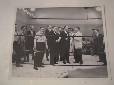 VTG ED McLEMORE WRESTLING PHOTOGRAPH IN THE RING AT DALLAS SPORTATORIUM ...