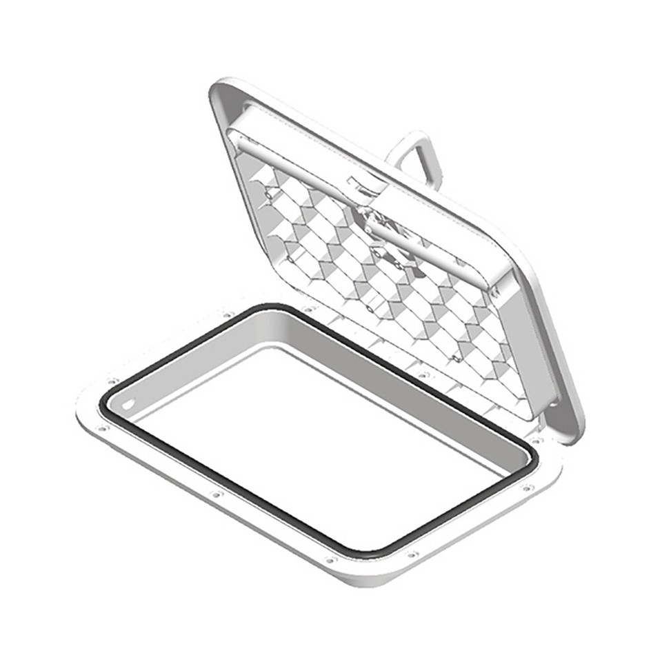 Sea-Dog Triple Lock Rectangular Marine Hatch - 10" x 14" - White | eBay
