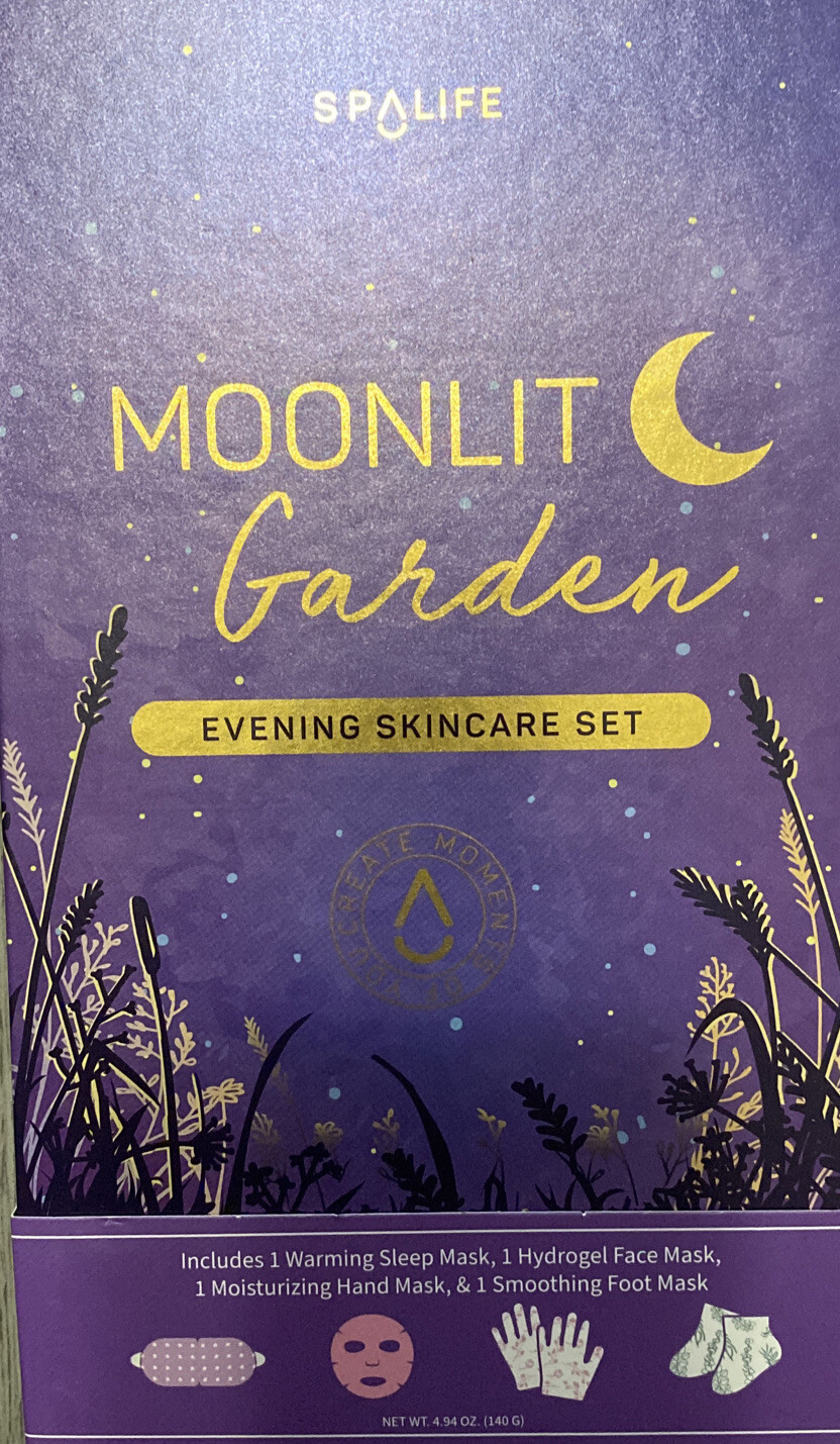 Spa Life Moonlit Garden Evening Skincare Gift Set Sleep, Face, Hand ...