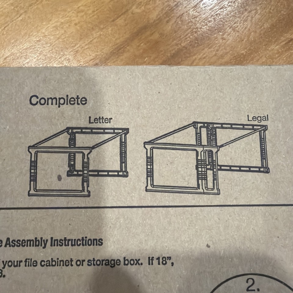 Plastic Hanging File Folder Frame, 18 Inch, Letter and Legal Size. 1 ...