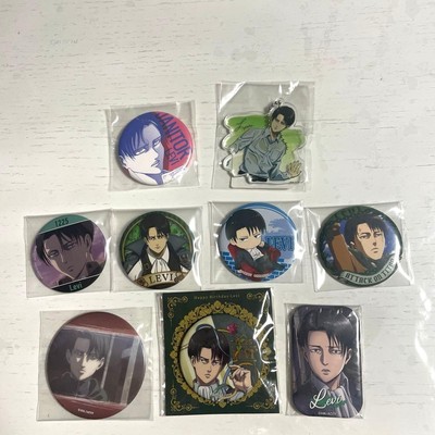 Attack on Titan Levi Badge Set 9 Pieces Collectible Used | eBay